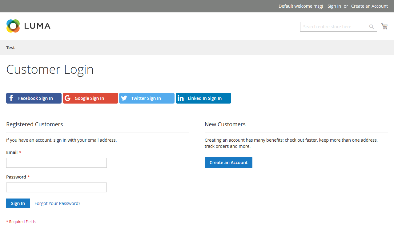 Social Login Magento2 - Magento2 Social Login- Vnecoms