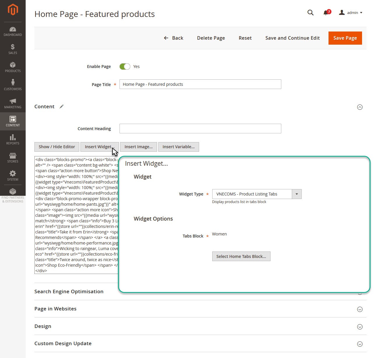 Listing Tabs Magento2 Extension - Listing TabsExtension - Vnecoms