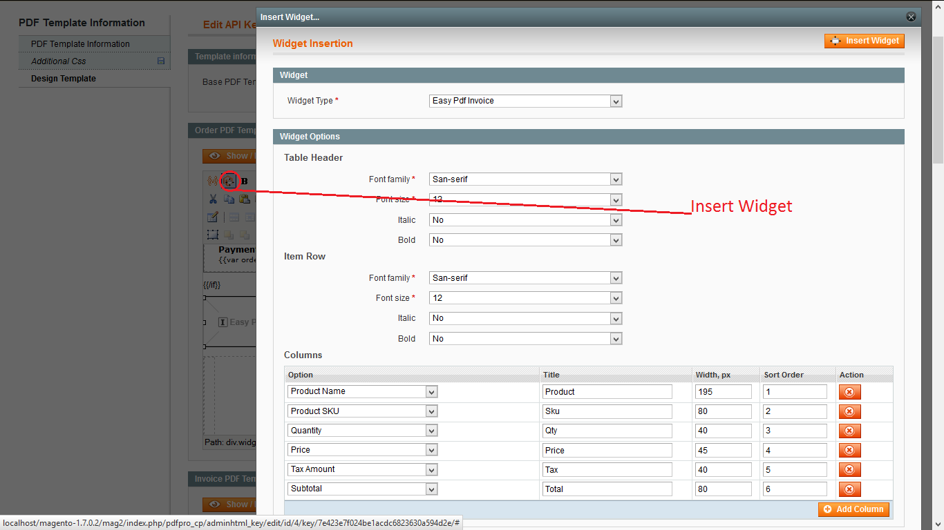 Edit Magento PDF Invoice - Magento PDF Invoice Pro Extension