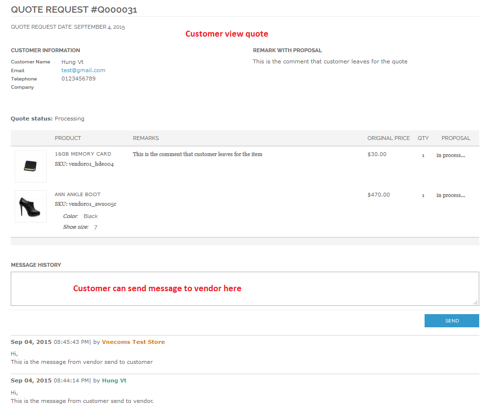 B2B Quotation For Marketplace Website - Magento Marketplace Extension