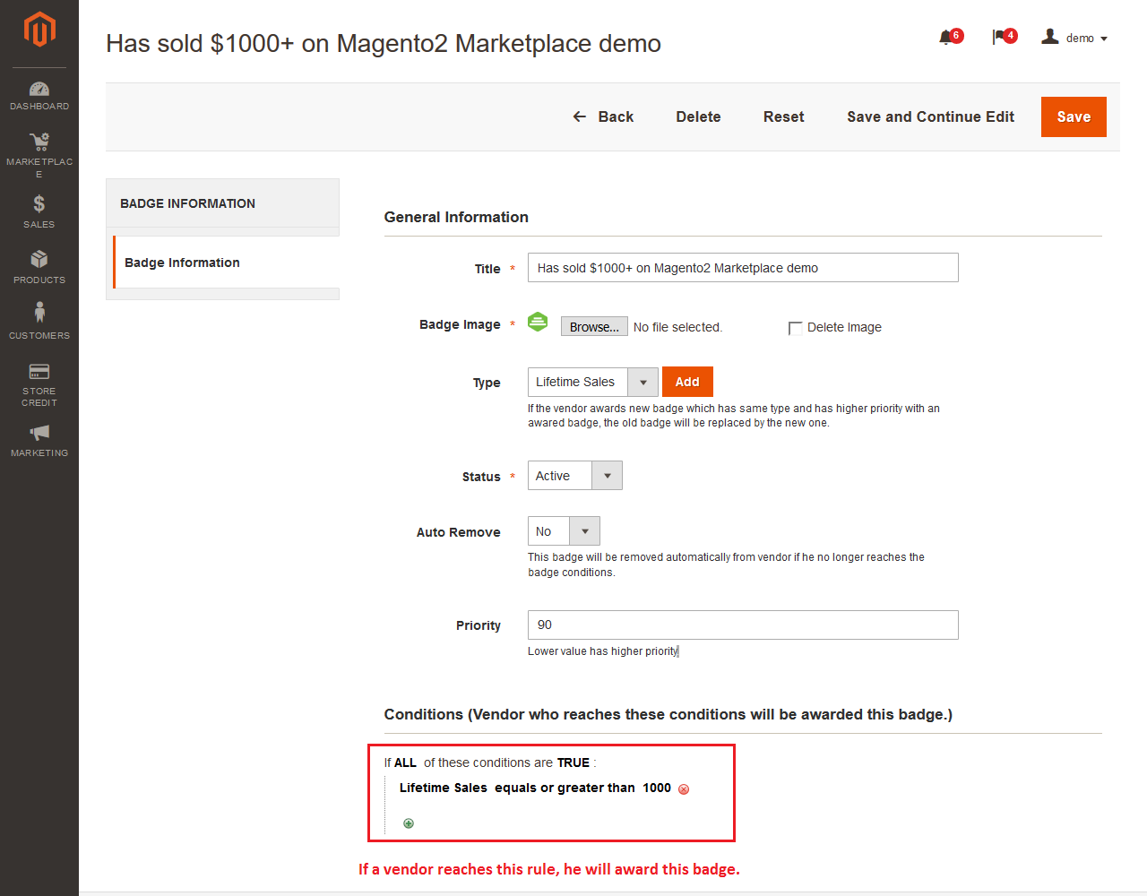 Vendor Badge-Award Badges to Vendors - Magento2 Marketplace