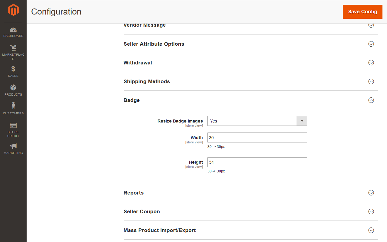 Vendor Badge-Award Badges to Vendors - Magento2 Marketplace