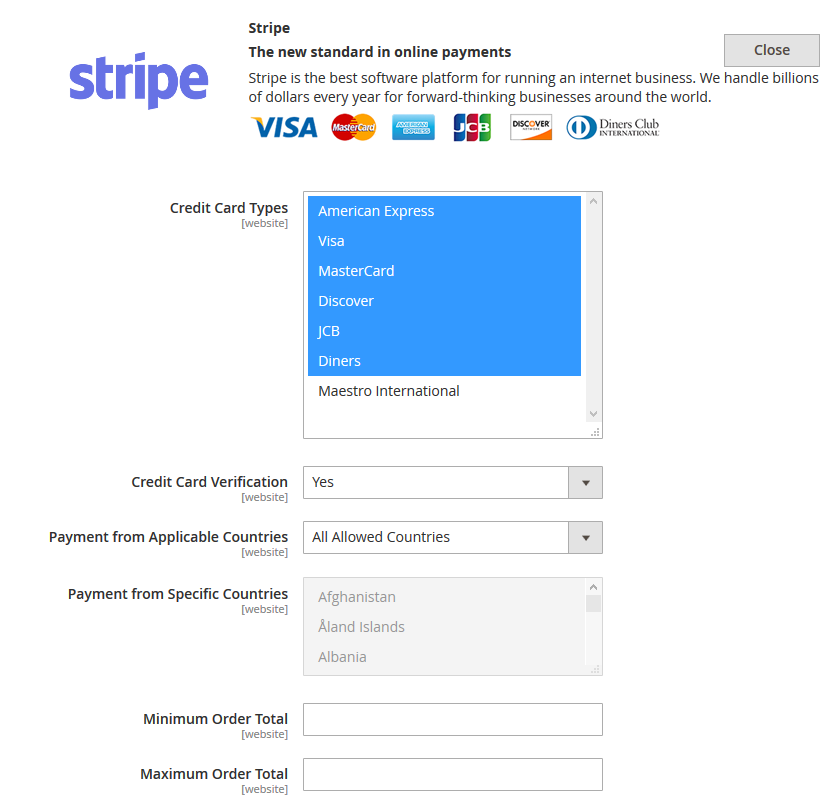 Stripe Payment Gateway - Magento2 Payment Extension